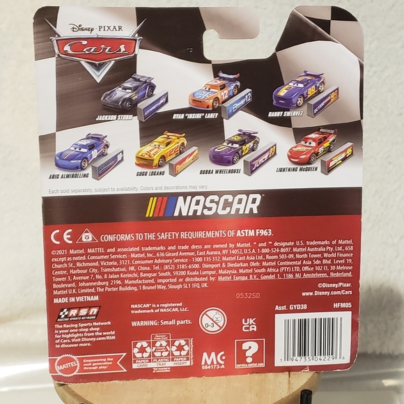 Pixar | Toys | Disney Pixar Cars Nascar Diecast 23 Rowdy Revvin Busch ...